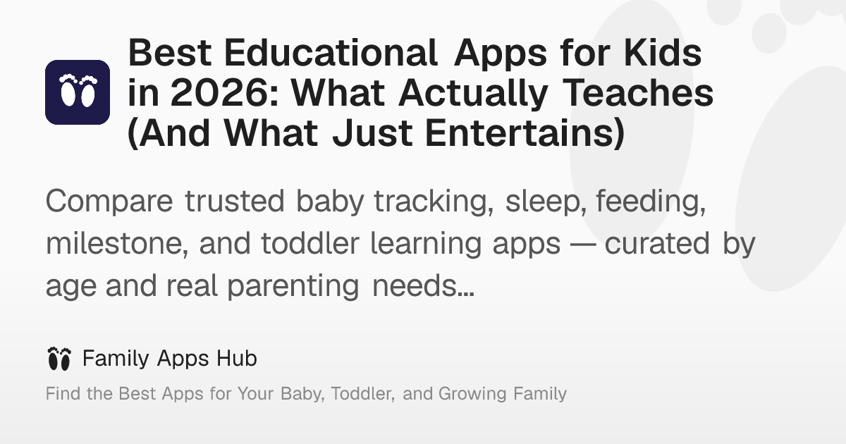 Best Educational Apps for Kids in 2026: What Actually Teaches (And What ...